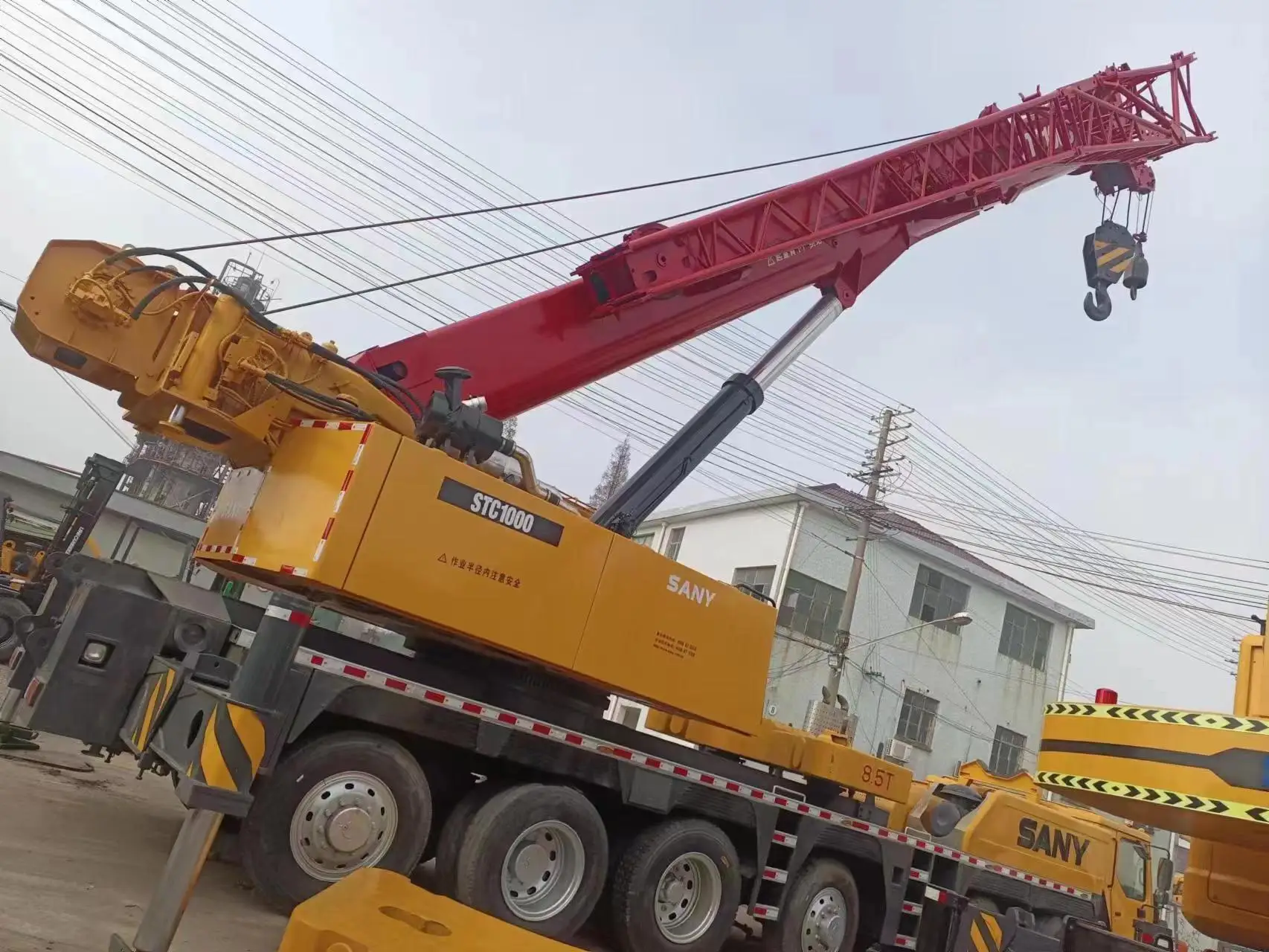 2020 High Efficiency Hydraulic Crane 100 Ton For Sale Folding Boom Used ...