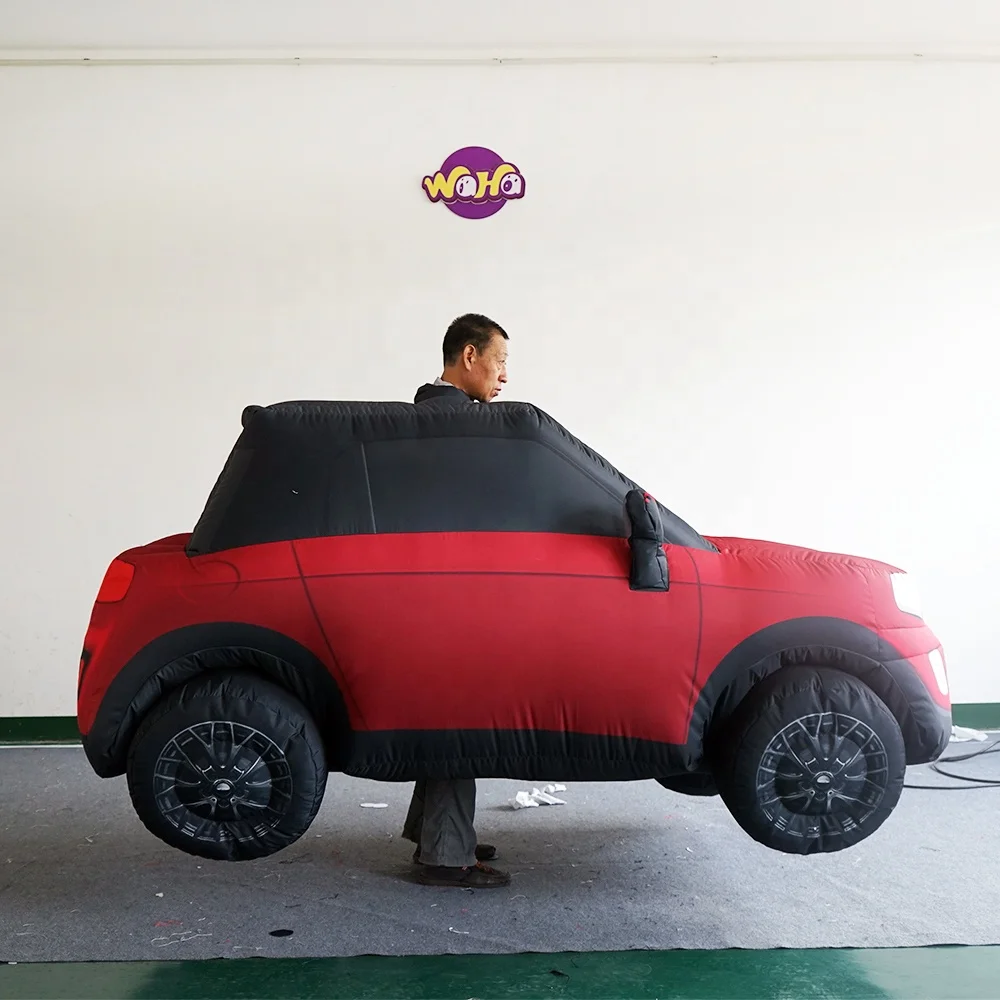 Funny Carnival Parade Inflatable Walking Car Advertising