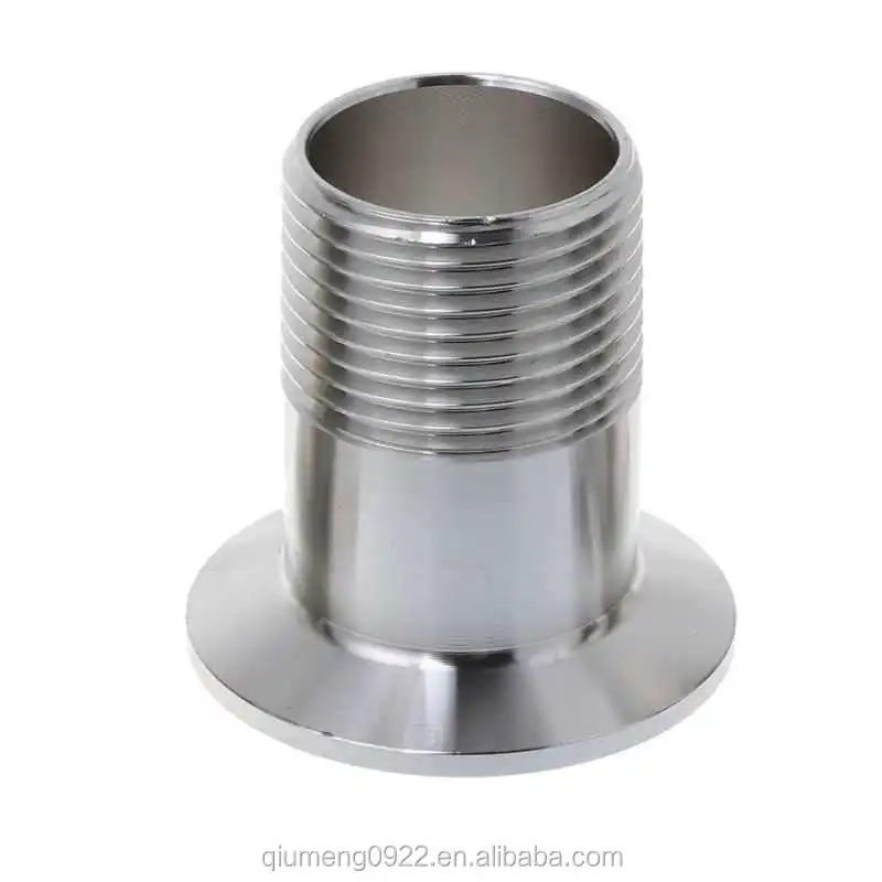 Stainless Steel Sanitary Male Threaded Ferrule Pipe Fitting Tri Clamp Adapter Dn15 /dn20/dn25 ...