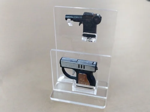 Wholesale Desktop Plexiglass Gun Display Clear 5mm Acrylic Pistol ...