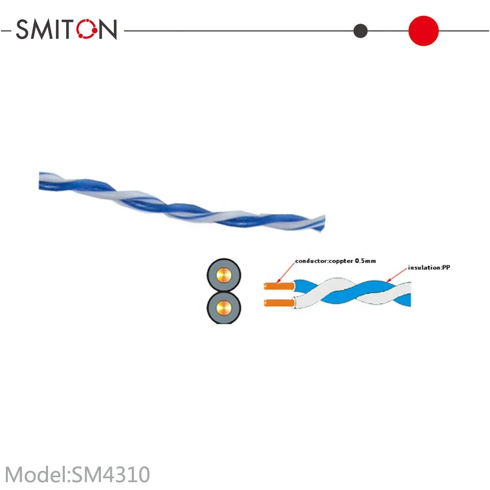 Flat Twisted Pair Telephone Wire 28awg of RJ11 Cable