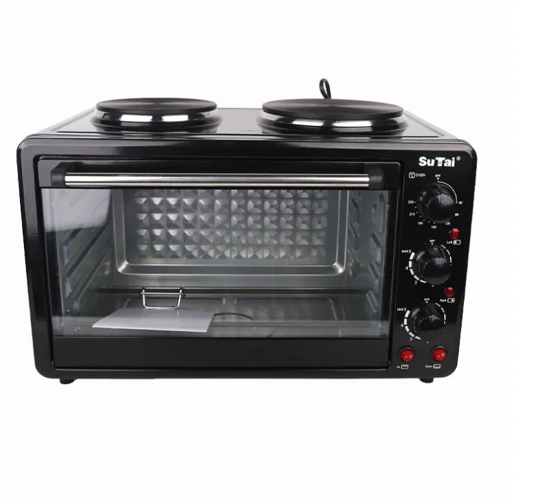 38 Litre Electric Toaster Integrated Electric Oven with 2 Hobs| Alibaba.com