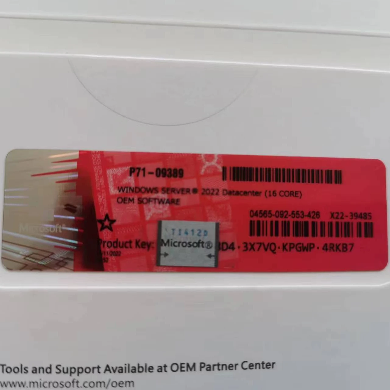 Microsoft Windows Server 2022 Datacenter Full Sticker English Version ...