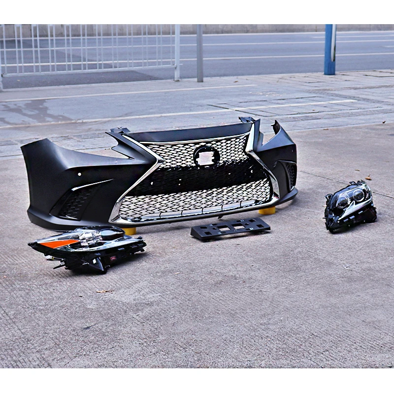 Body Kit For Lexus Es 2013-2017 Upgrade To 2018 Front Bumper And F ...