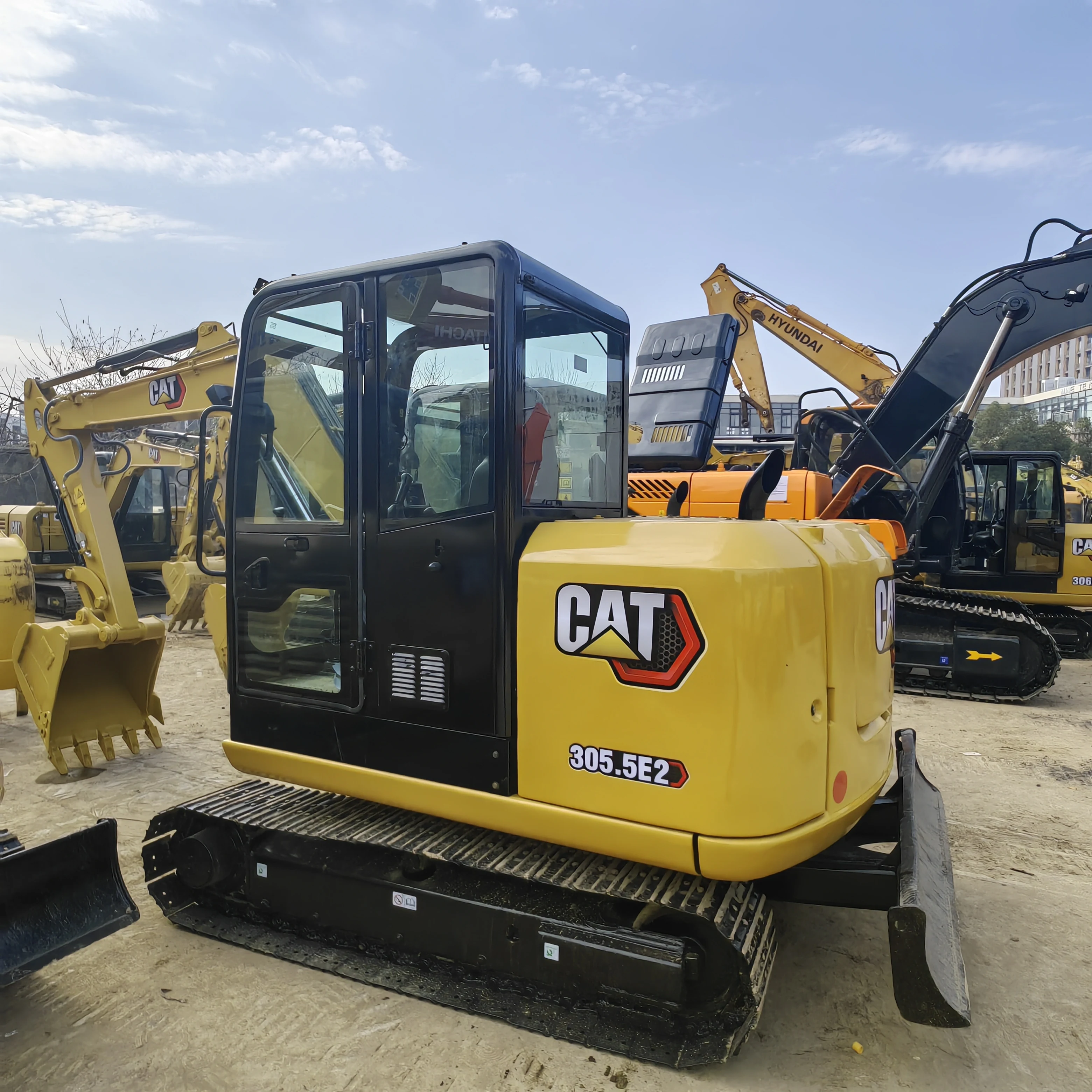Second Hand Caterpillar 5 Ton Excavator Uesd CAT 305.5E2 Mini Hydraulic ...