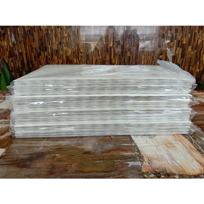 White Sea Shell Panel Sheet - Decorative Shell Material