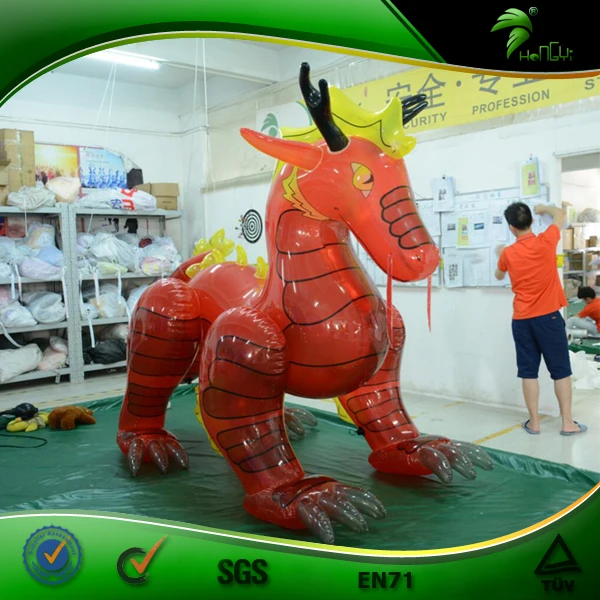 Hongyi Inflatable Sexy Dragon - Pvc1.0mm Transparent Ride