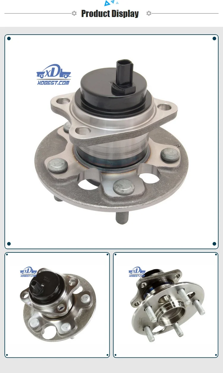 ชุดแบริ่งลูกปืนล้อสำหรับ Toyota 512418 Br930750 Vkba6876 Ha590366 42450 ...