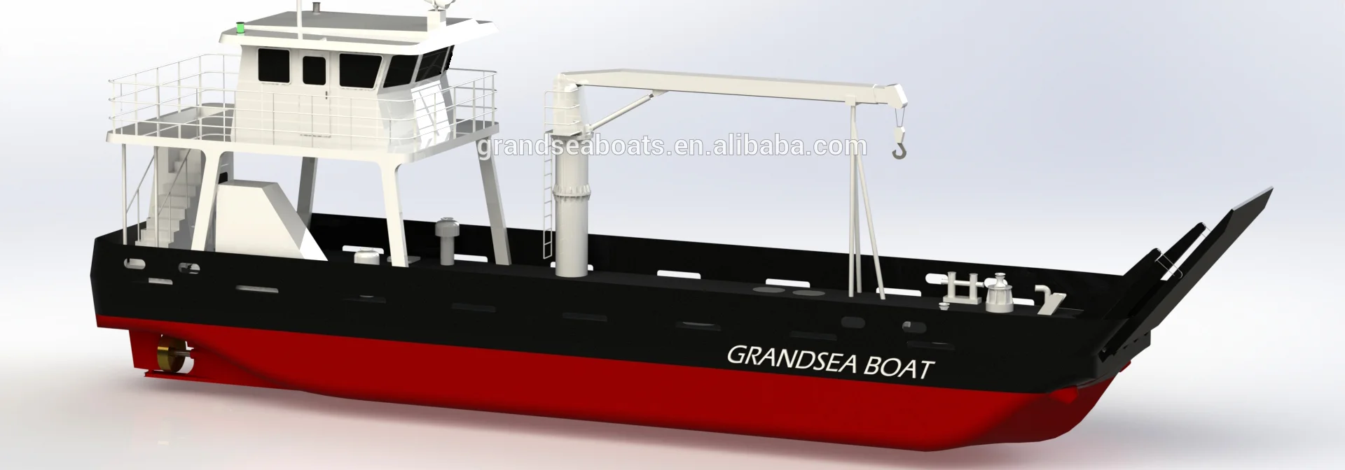 Grandsea 24m Heavy Loading Cargo Steel Barges For Sale - Buy Boat,Barge ...