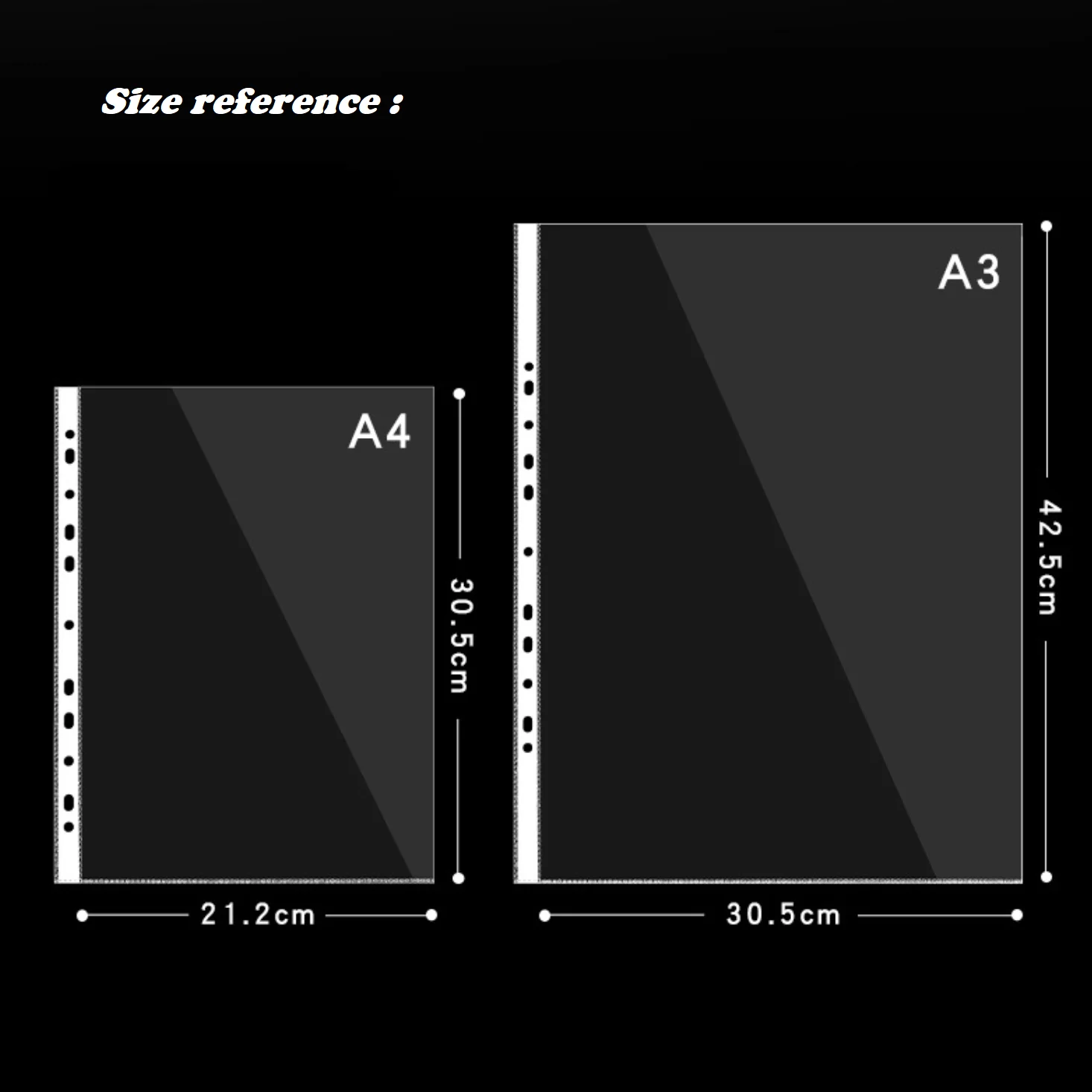 11 Hole See-through Sheet Protector - Buy Clear Sheet Protector For ...