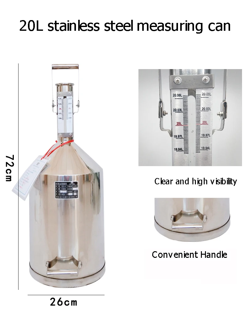 Gas Station Measuring Can Used For Filling Station 10l/20l/50l - Buy ...