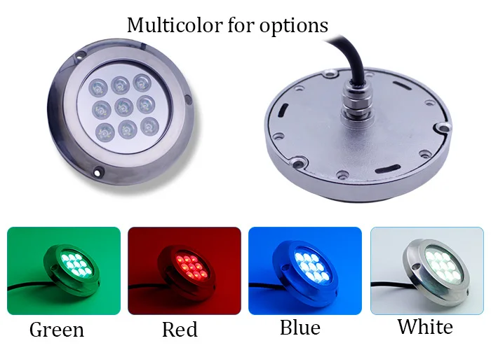 Ip68 Waterproof Pool Light Yacht Light 316 Stainless Steel High Power ...