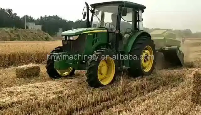 Mini Rice Straw Tractor Square Hay Baler - High Productivity