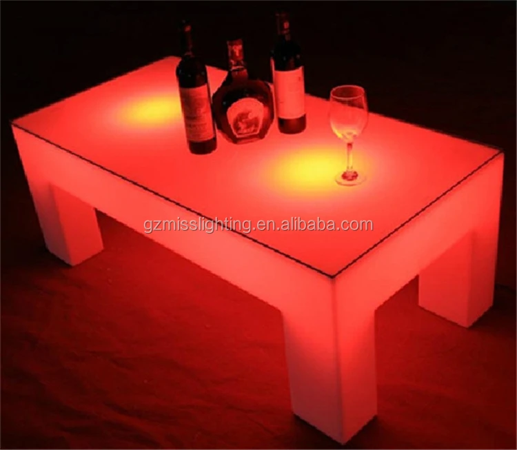 Outdoor Garden Event LED Bar Tables - Interactive & Stylish