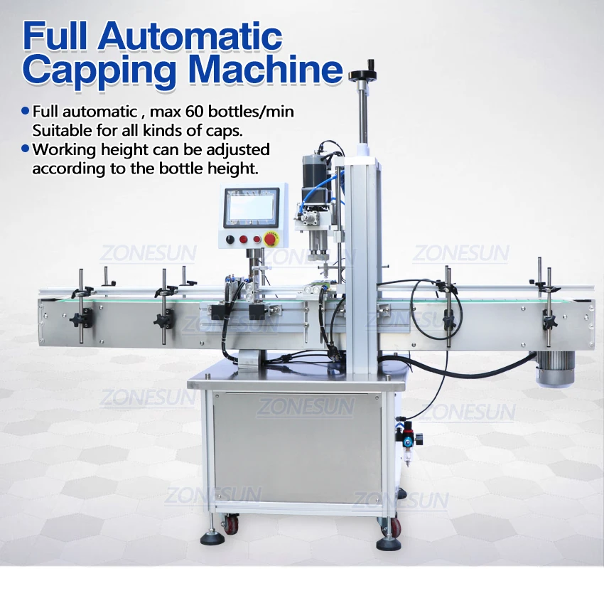 ZONESUN ZS-XG16 Pump Cap Automatic Capping Machines for PET Bottles