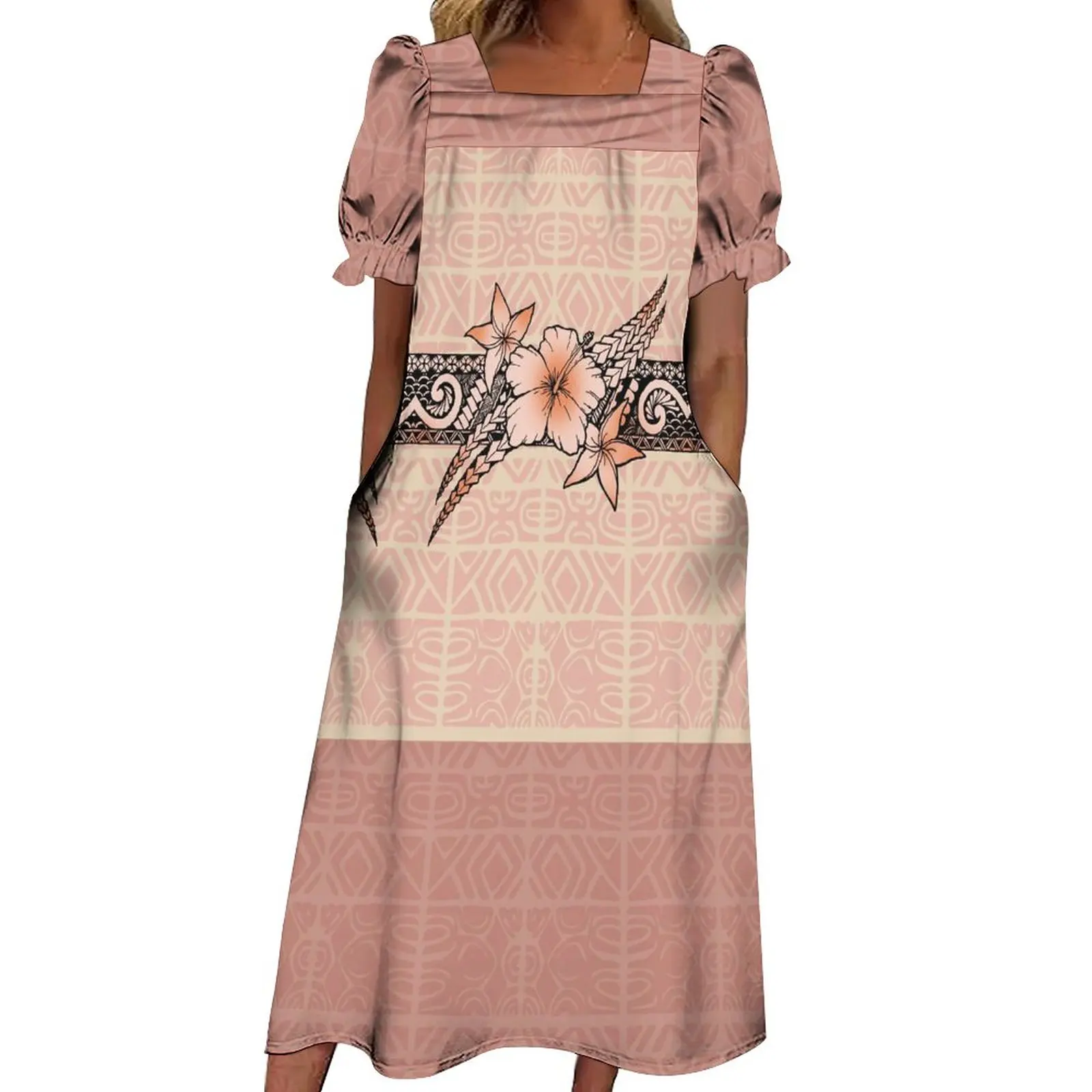 Shop Our New Design Large Size Micronesian Mumu Dress
