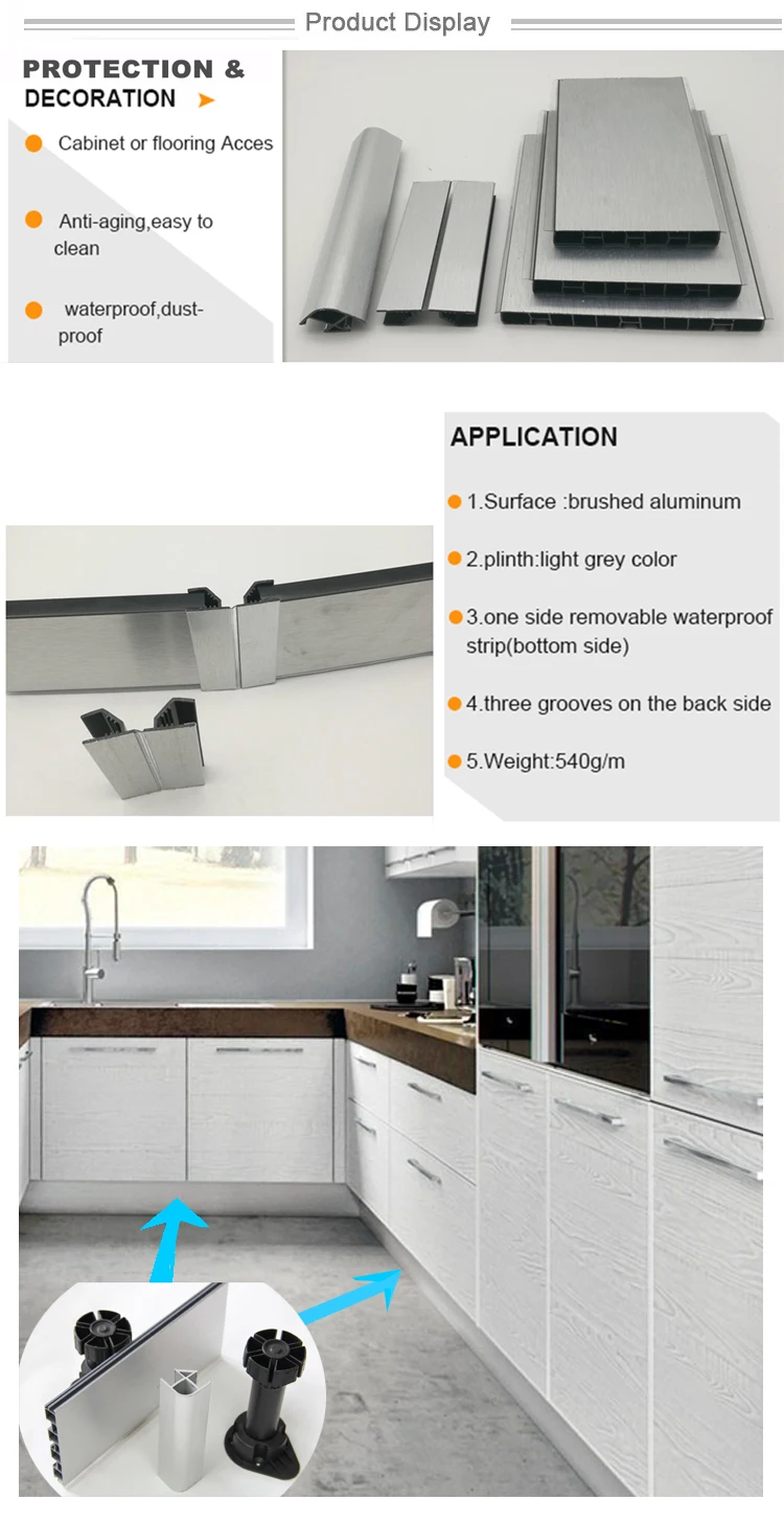 Plastic Skirting Plinth Board For Kitchen Cabinet - Buy Plastic ...