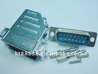 D Sub9 Pin Zinc Hood Cover 90 Degree Db9 Metal Dust Cover Rs232 Housing ...