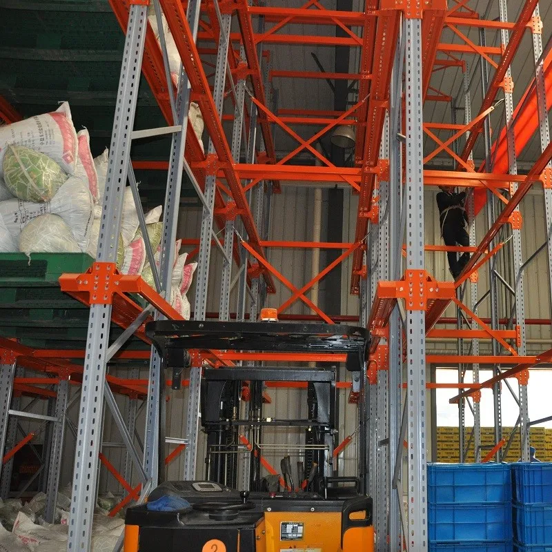 FIFO Drive-Thru Racking System - Efficient Warehouse Storage