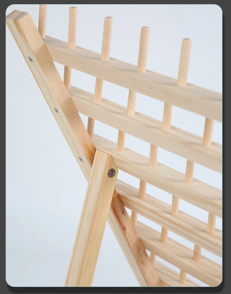 Wooden Spool Thread Rack Sewing Thread Custom Thread Holder Wood Yarn ...