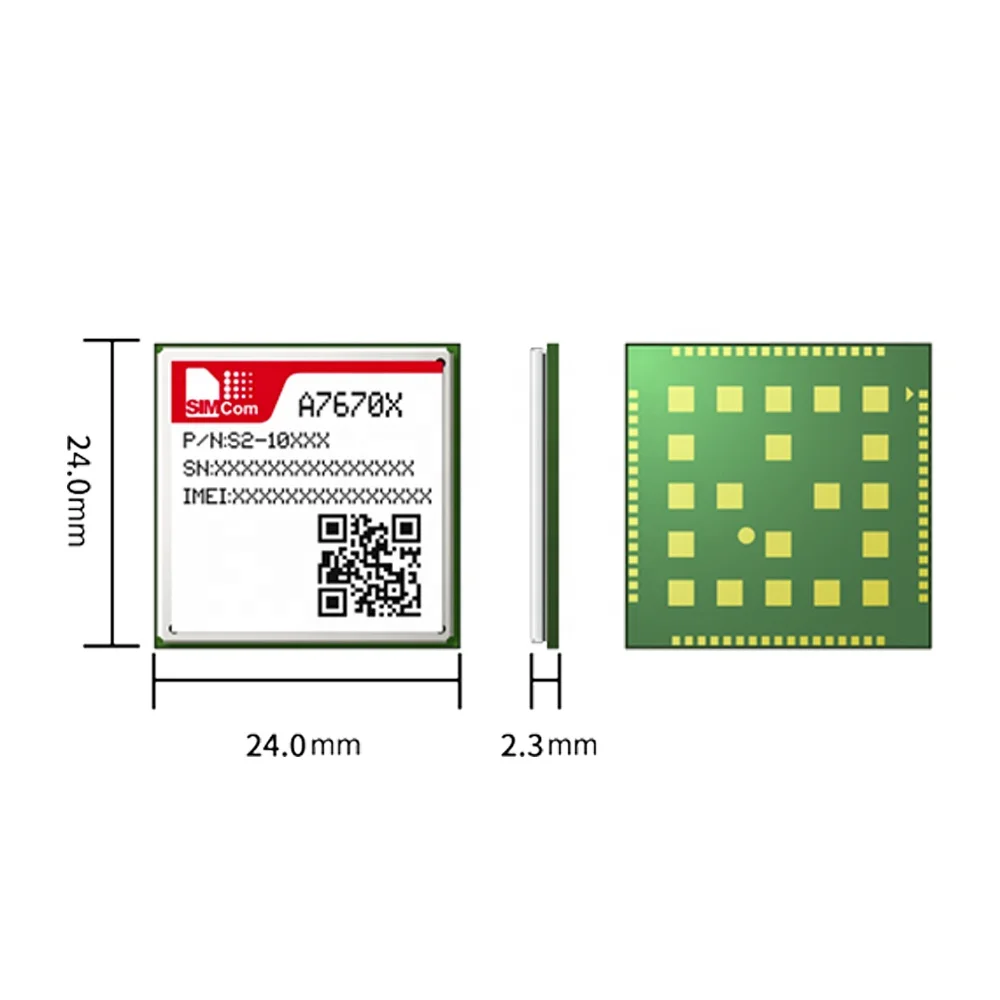 Simcom A7670x A7670c A7670e A7670sa 4g Lte Cat 4 Lga Module Lte-tdd ...