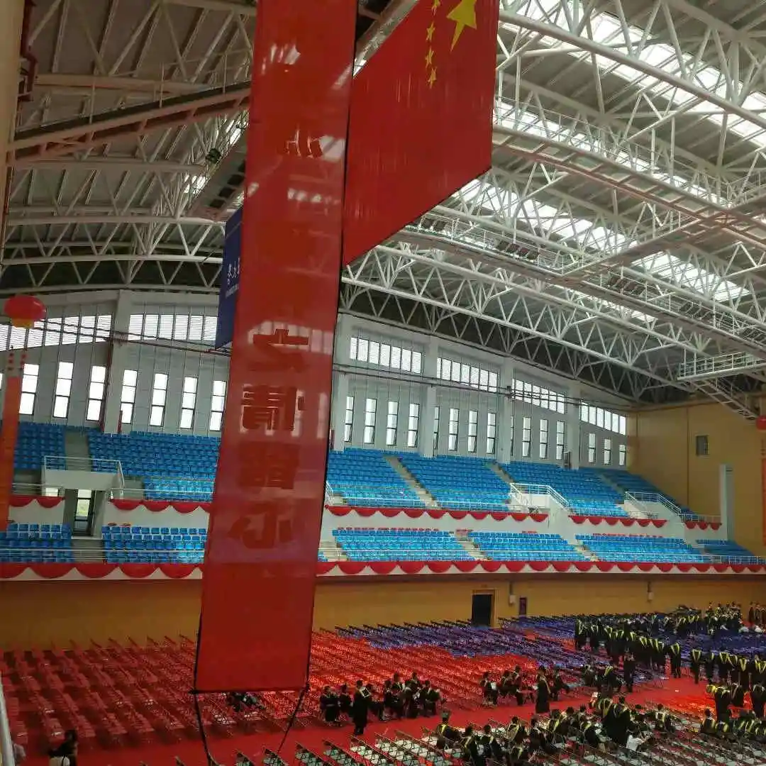 Prefab Space Frame Indoor Stadium Sport Arena Hall Building Steel Truss ...