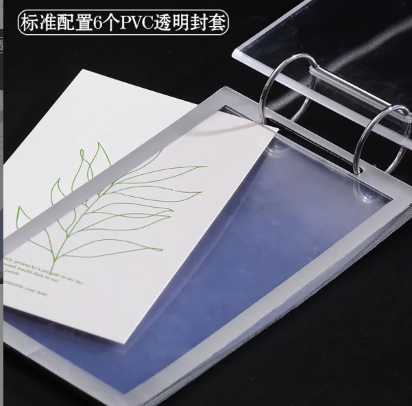 A4 A5 Desktop Flip Acrylic Menu Display Stand - Clear, White, Black, Red