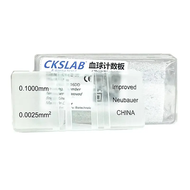 Lab Blood Cell Test Neubauer Improved Ultra Glass Chamber