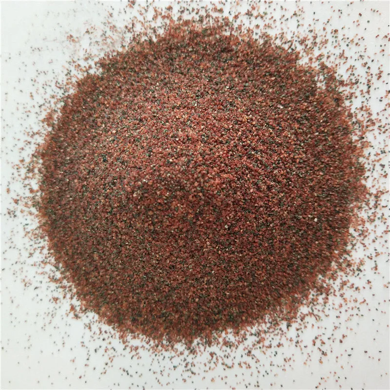 Hot Sale Natural Mineral Almandine Garnet Sand 30-60 Mesh For Blasting ...