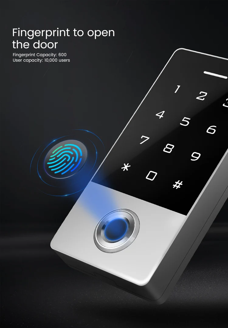 IP68 Fingerprint Door Access Control System for Office