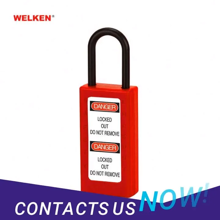 Dielectric Nylon Shackle Red Safety Lockout Padlock (non Conductive ...
