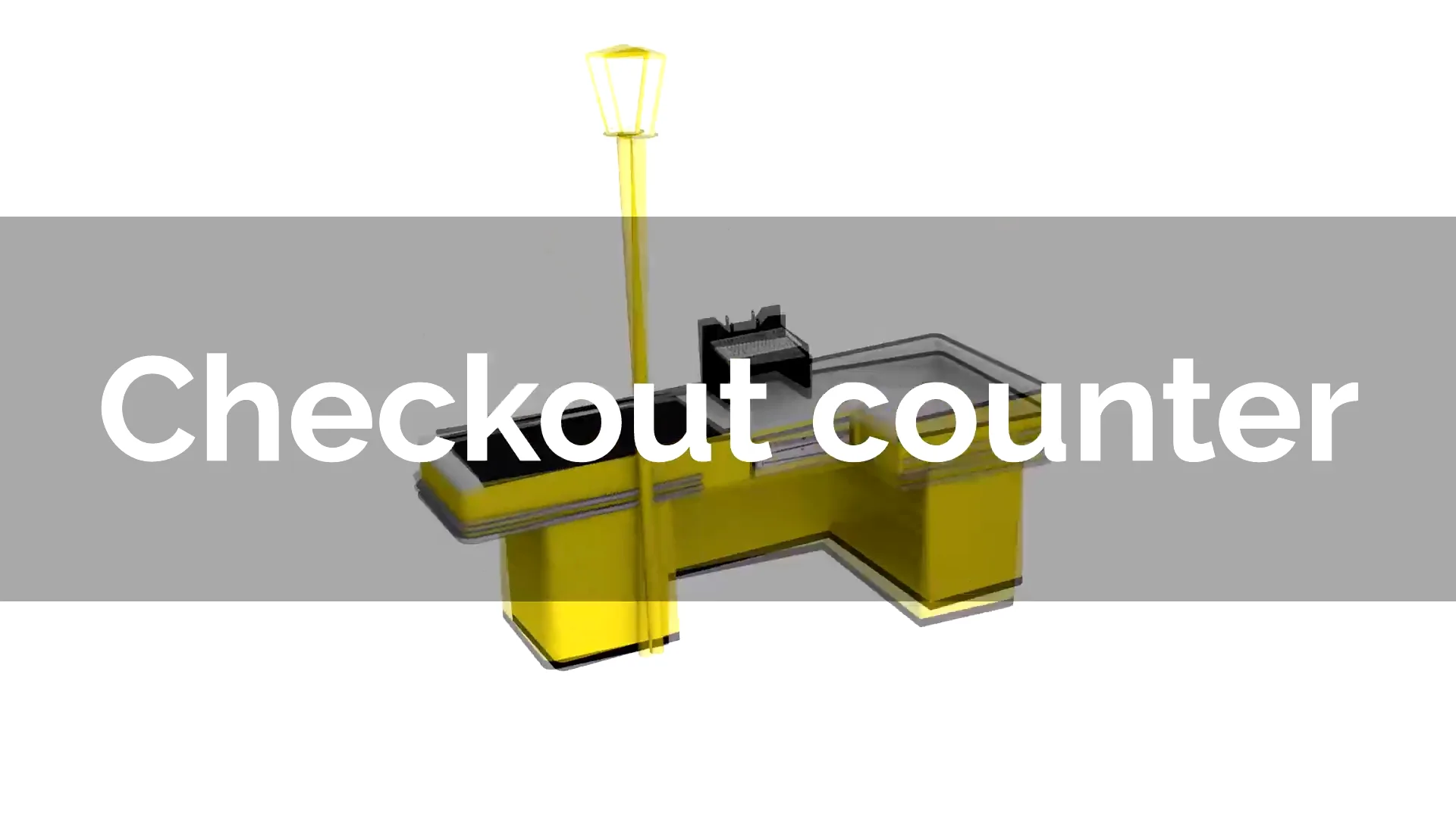 Checkout Counter Cashier Counter Dimensions - Standard Sizes