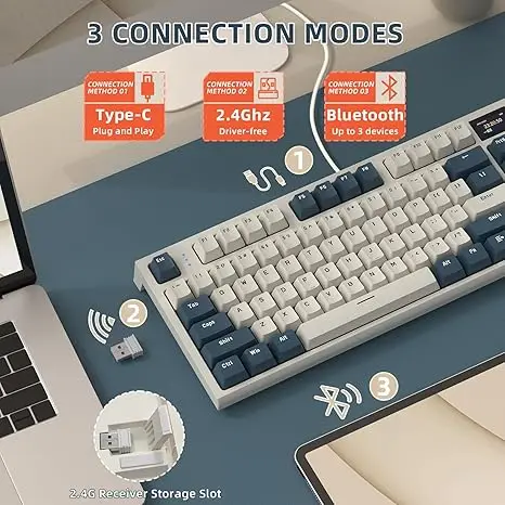 Wireless Mechanical Gaming Keyboard - Direct Sale Factory