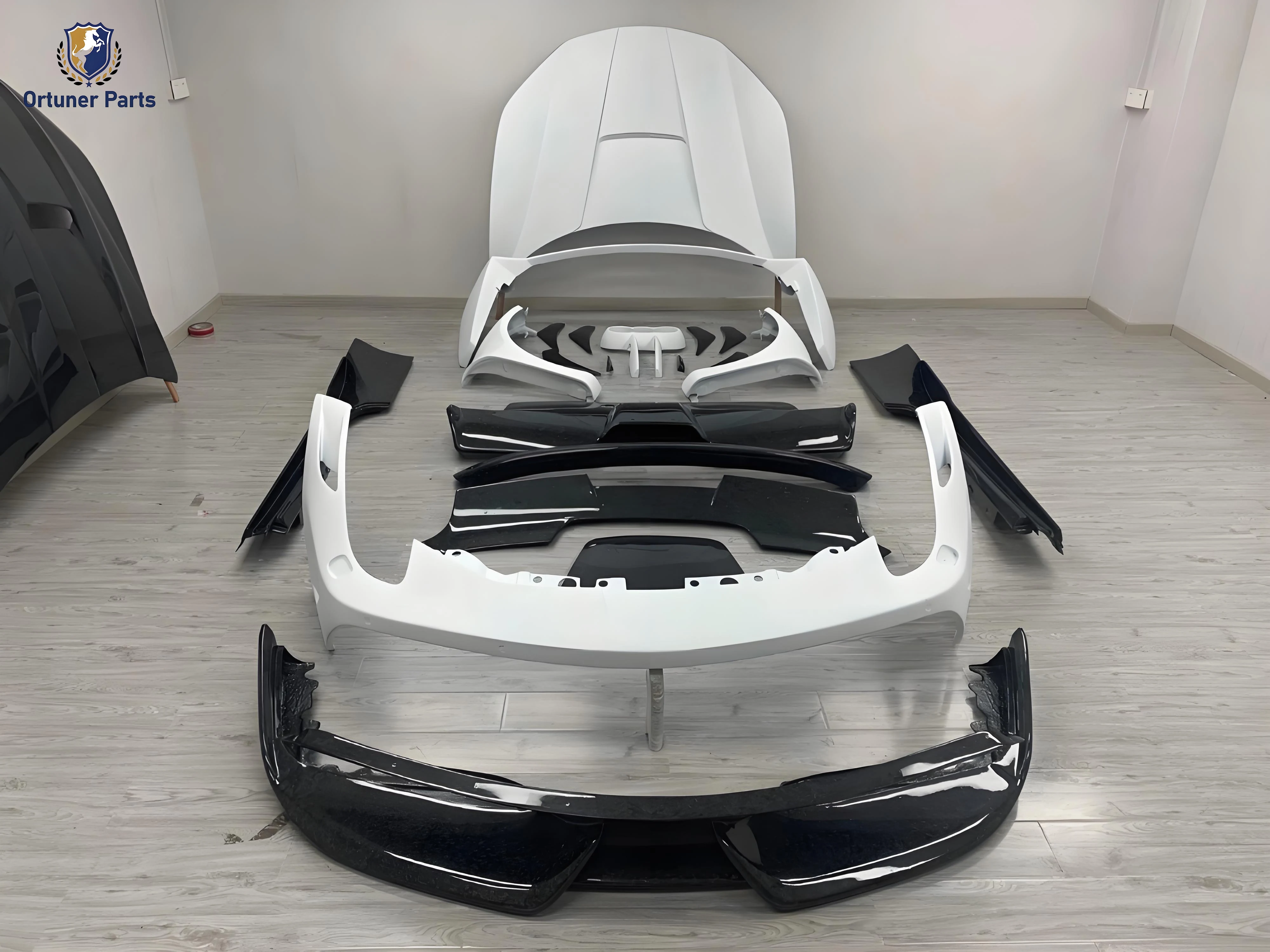 MIS Style New Carbon Fiber Body Kit for Ferrari 458 Includes Front ...
