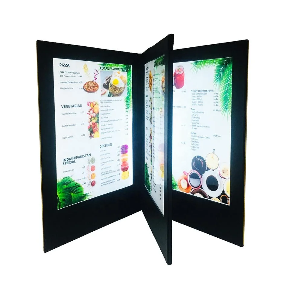 LED Bill Folder B347 - Rechargeable Lighted Check Presenter