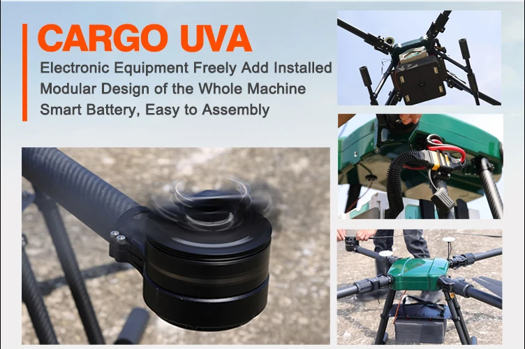 Multi-rotor Foldable Payload 10kg Unmanned Aerial Vehicle - Buy ...