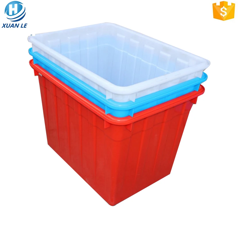 Container Box Nestable Food Grade Big Plastic 200litre Storage Boxes ...