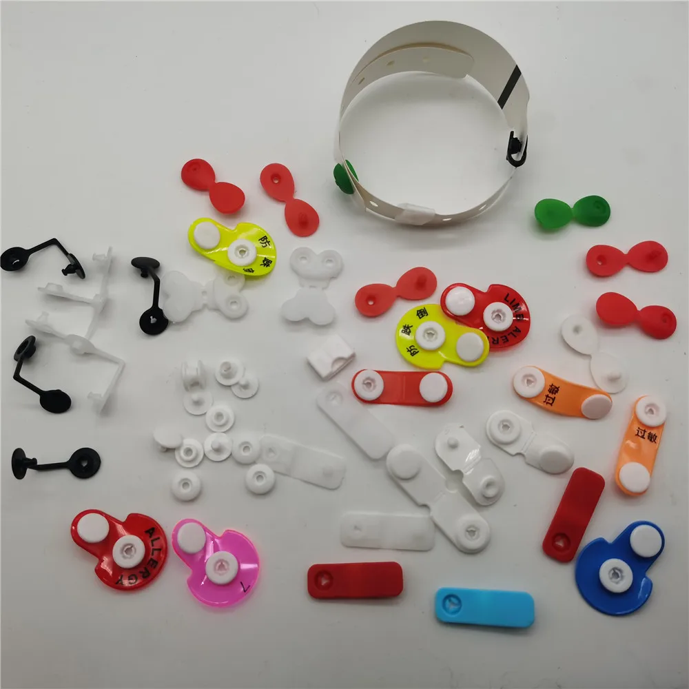Plastic Snap Fasteners For Id Bands Medical Wristband Snap Button - Buy ...