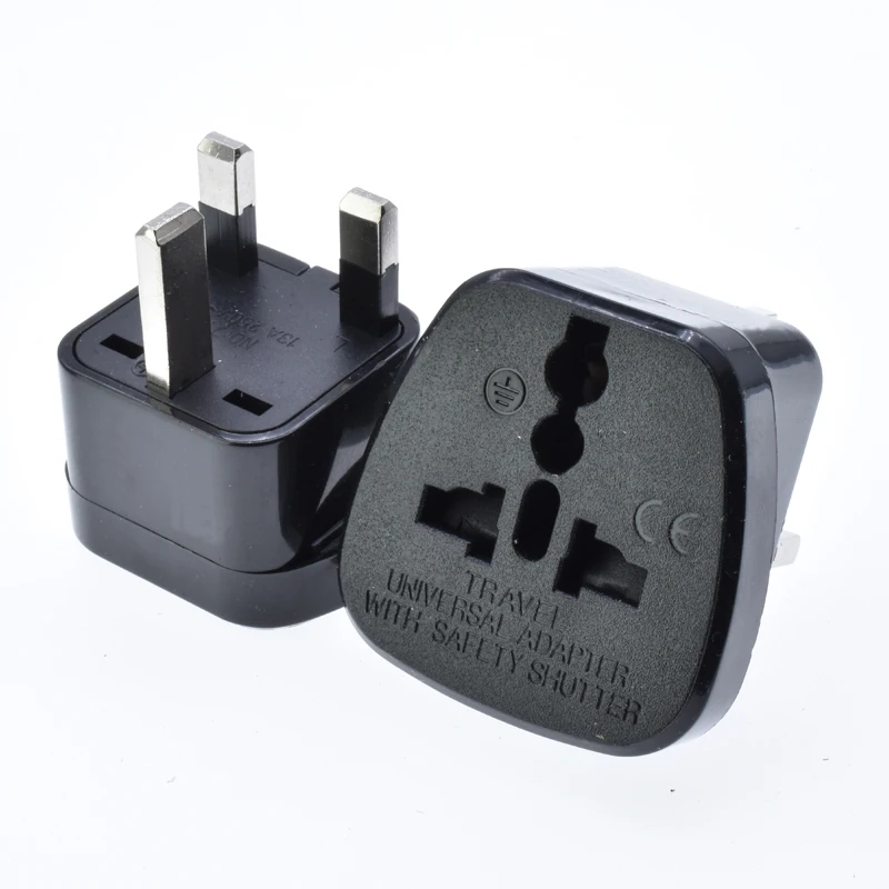 Universal Travel Uk 3 Pin Plug Power Adapter - Buy 13a 3 Pin Flat Plug ...
