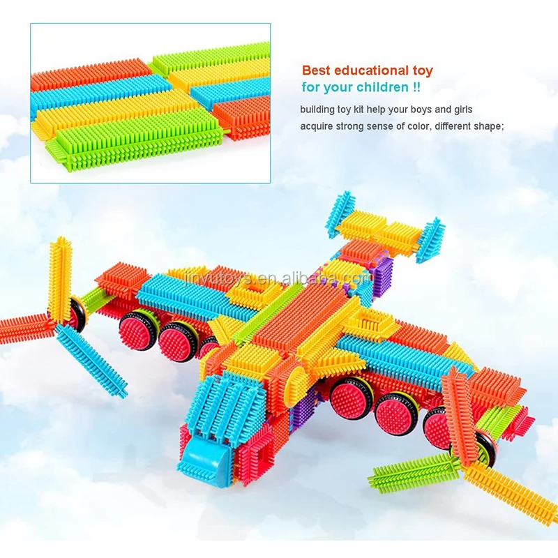 90pcs Interlocking Toy Blocks - Dexterity & Fine Motricity