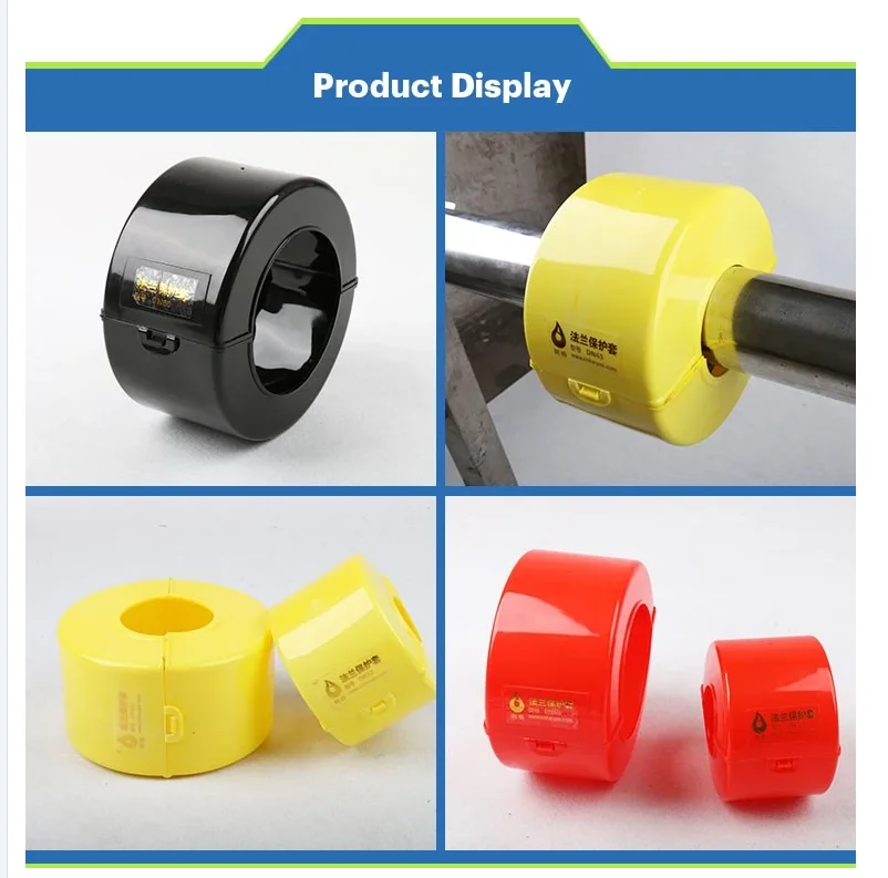 Chemical Colorful Pp Flange Guard Plastic Pipe Spray Shield Safety ...