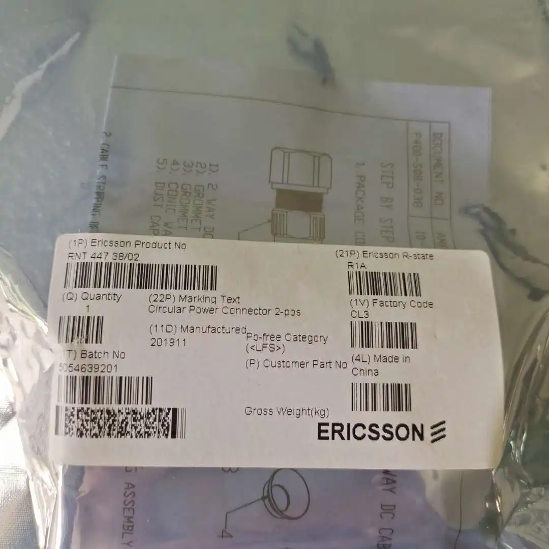 爱立信rnt 447 38/02 Rru插头直流连接器 - Buy Ericsson，rnt 447 38/02，rru Plug Dc ...