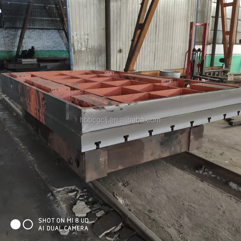 Cast Iron T-Slotted Test Bed Plates for Precision Tools