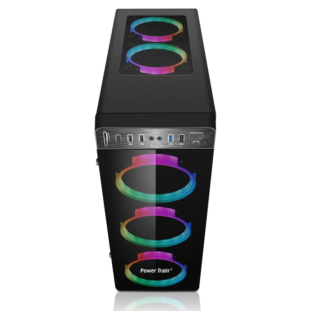 Rgb Backlit Style Pc Gamer Towers Aluminum Customize Gaming Computer ...