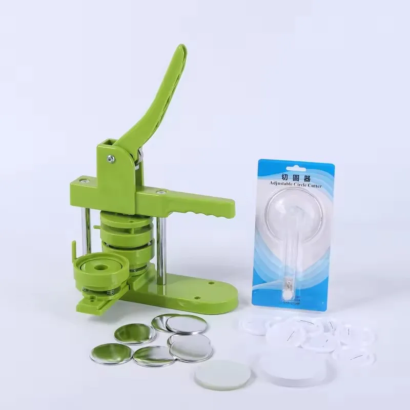 Sliding Plastic Manual Badge Press Machine Set for 25mm/32mm/37mm/44mm ...