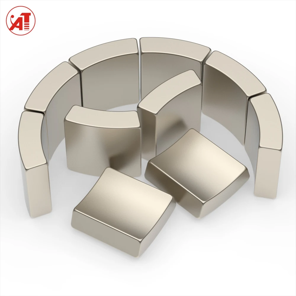 Neodymium Segment Shape Magnet For Bldc Motor Sintered Ndfeb Magnet For ...