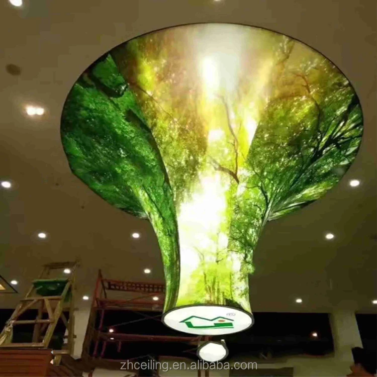 ZHIHAI PVC Spanndecke System - Pop Ceiling Designs for Lobby