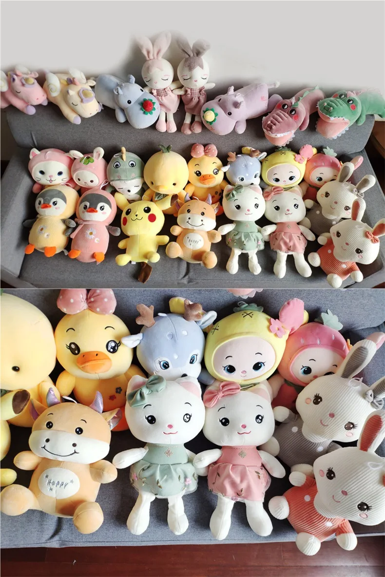 Cartoon Plush Toy Kawaii Animal Doll Grab Machine Doll With Stuffed Toy ...