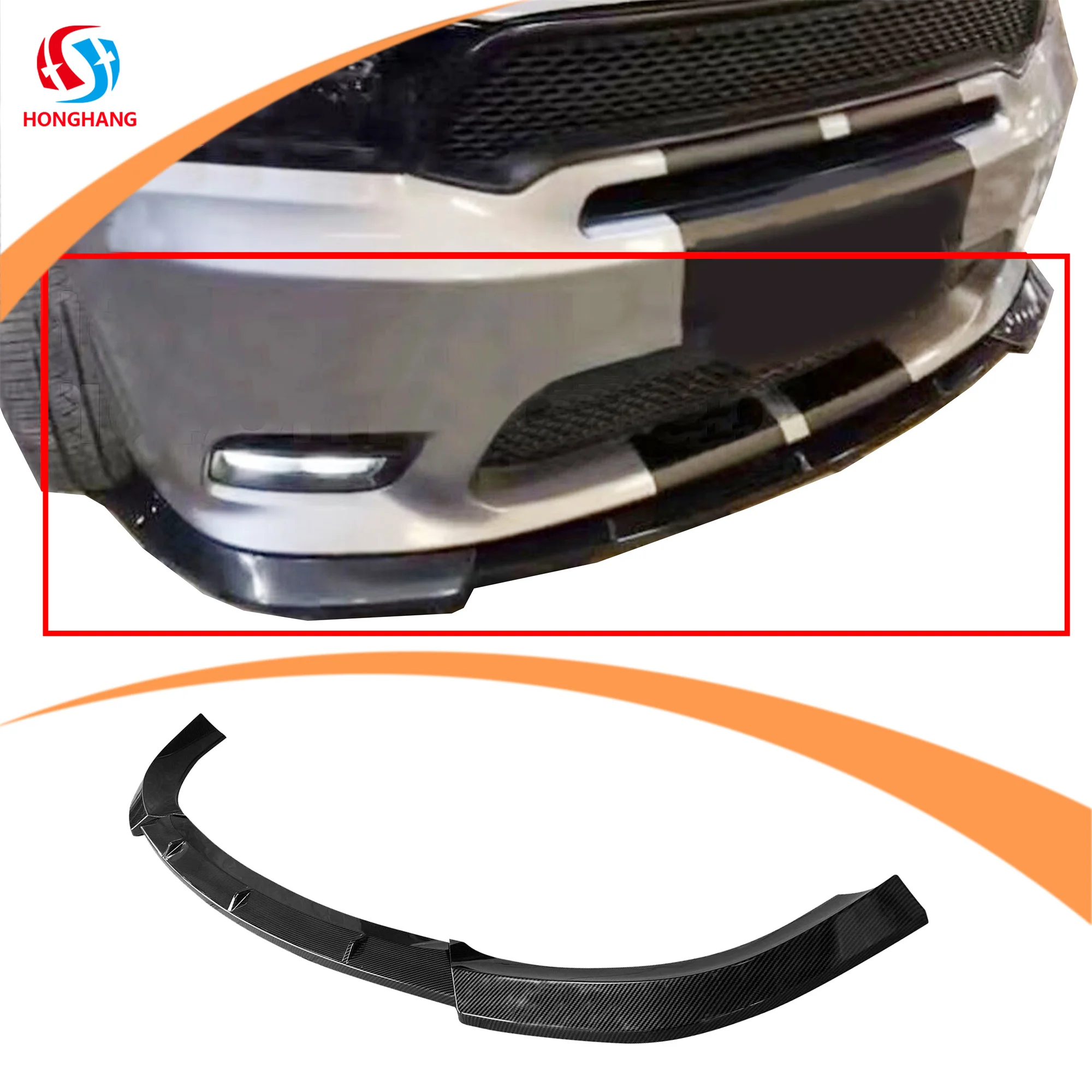Honghang Factory Price Auto Accessories Front Bumper Lip Splitter For ...