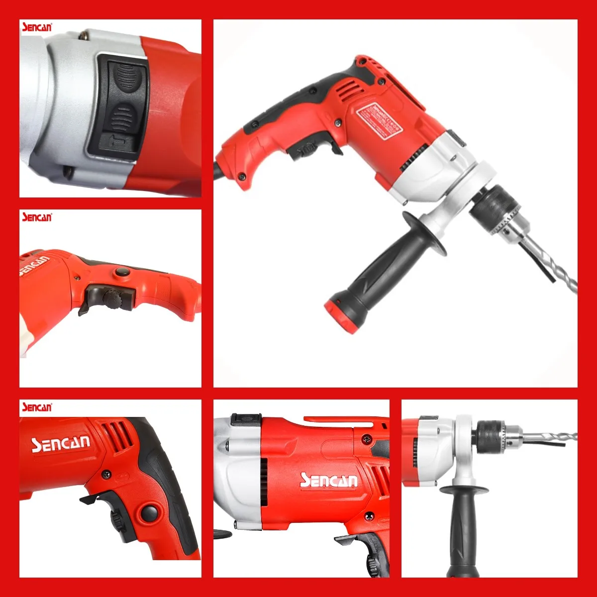 Sencan Power Tools 13mm 710w 220v Key Chuck Corded Machine Electric ...